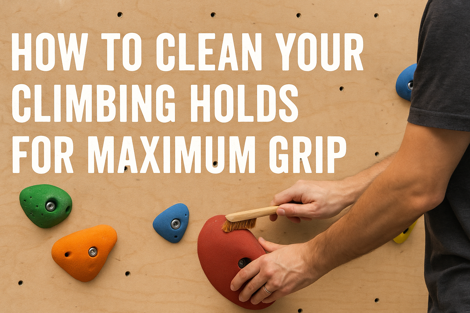 How to Clean Your Climbing Holds for Maximum Grip - LEDGE Climbing