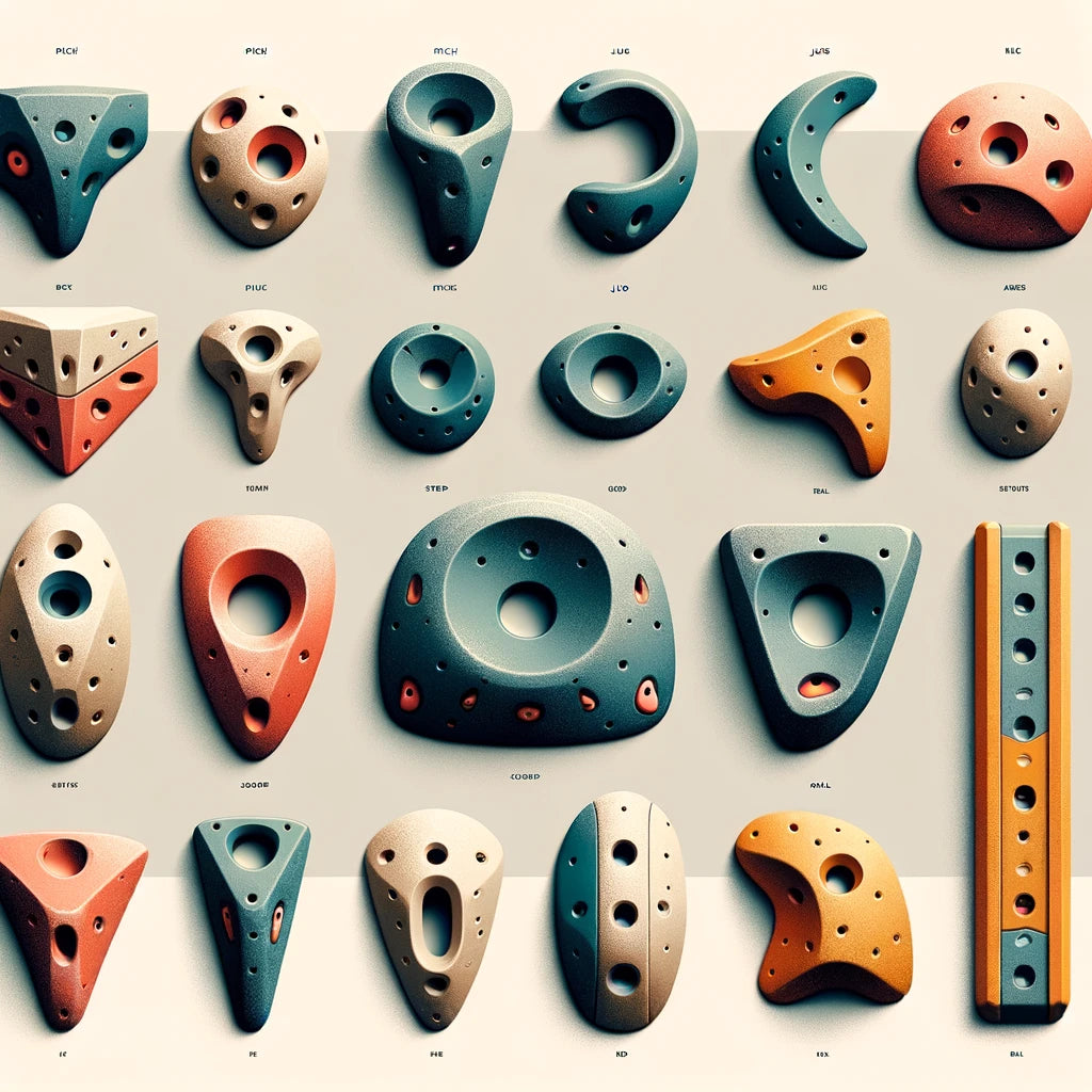 Types of Climbing Holds - LEDGE Climbing