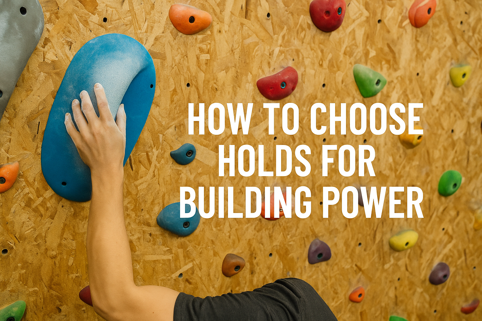 How to Choose Holds for Building Power - LEDGE Climbing