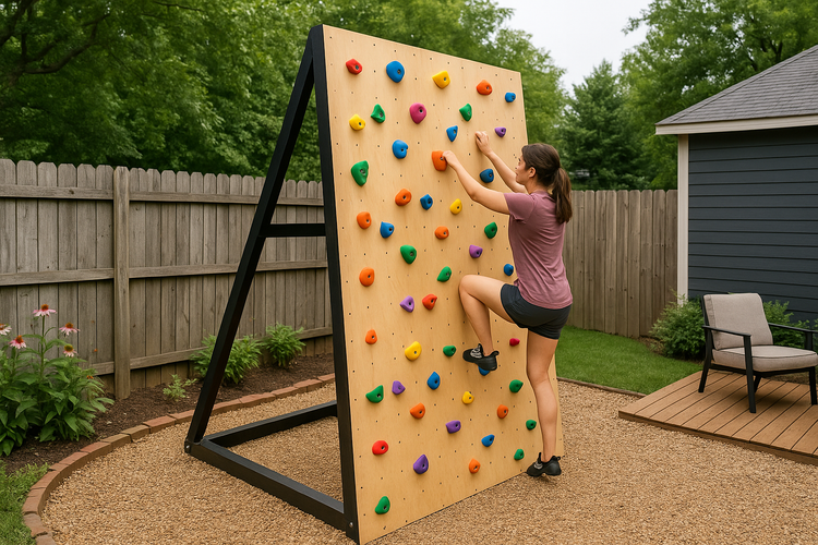 How to Build a Climbing Wall Without Taking Over Your Entire Backyard ...