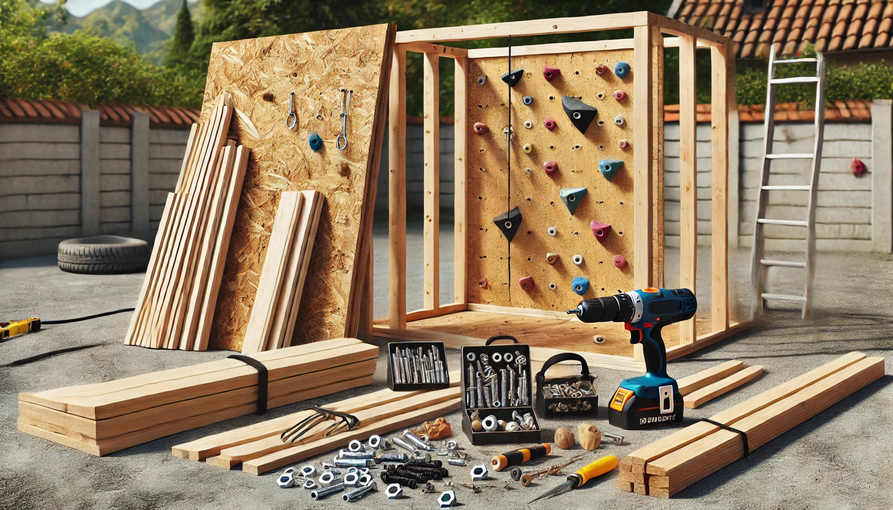 What Materials Do You Need for a DIY Climbing Wall Project? - LEDGE ...