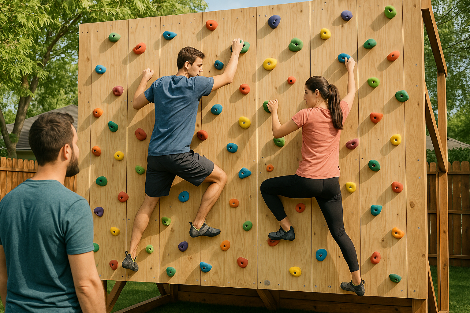 Backyard Climbing Wall Fitness: How to Turn Your Wall Into a Full Work ...