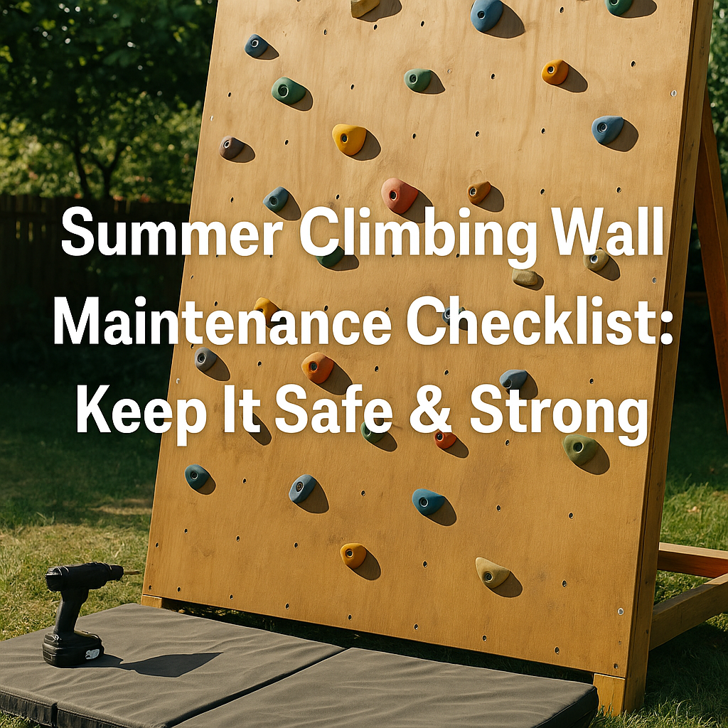 Summer Climbing Wall Maintenance Checklist: Keep It Safe & Strong ...