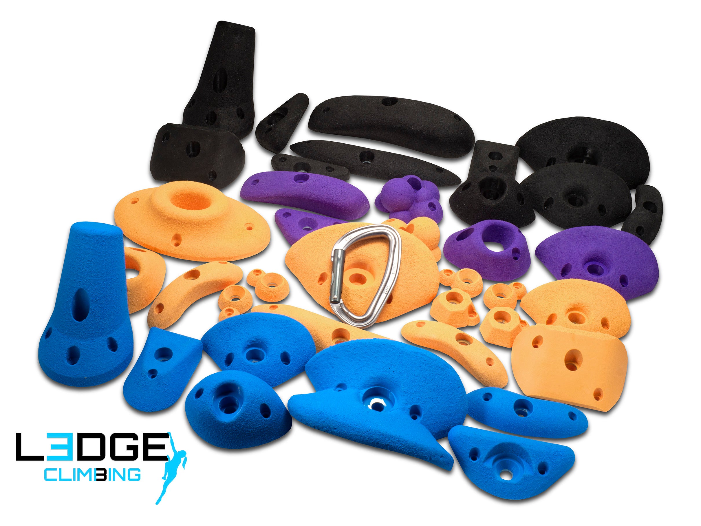 Climbing Hold Advanced Kit - Bolt On or Screw On - LEDGE Climbing