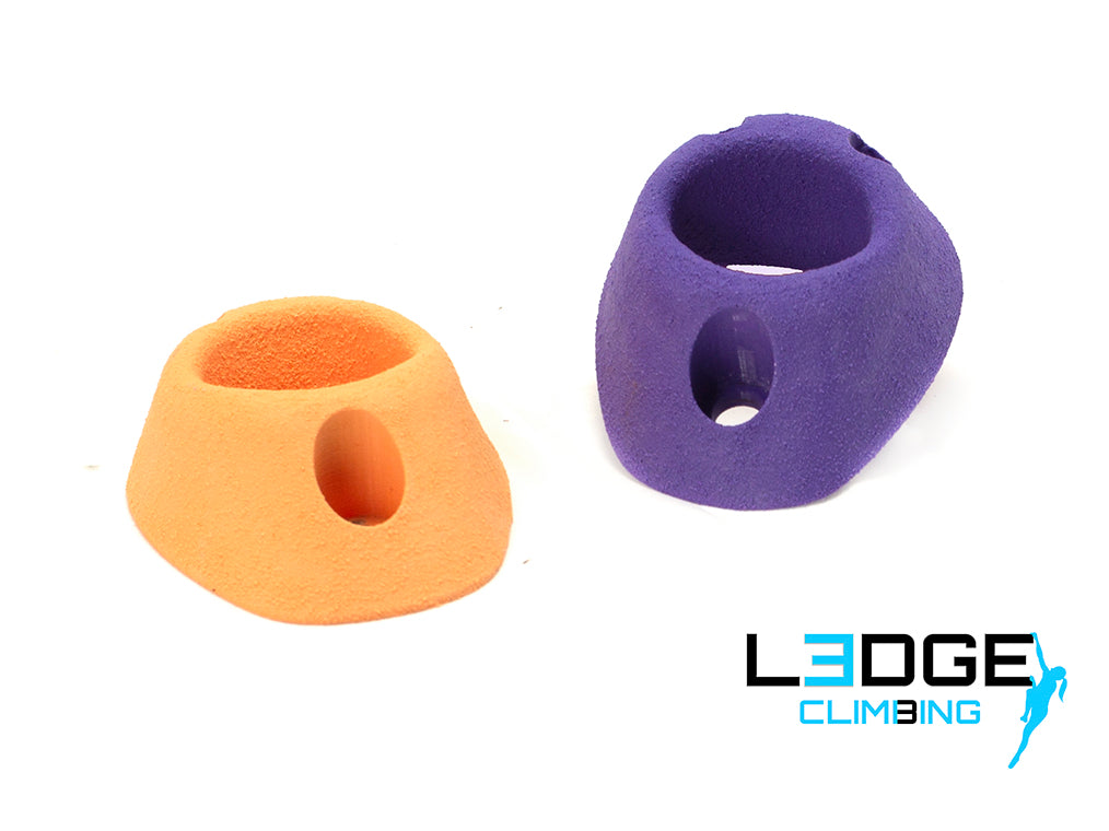 Two Finger Incut Pocket Indoor Climbing Hold - LEDGE Climbing